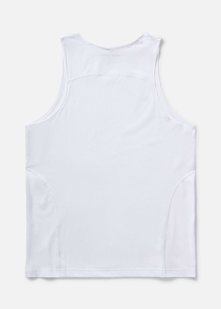 Men’s ThinkFast Vent Tank – White | Outdoor Voices