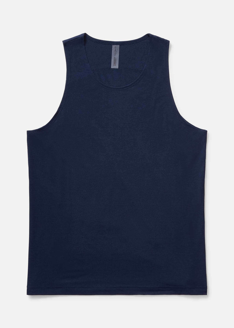 Men’s ThinkFast Vent Tank – Navy | Outdoor Voices