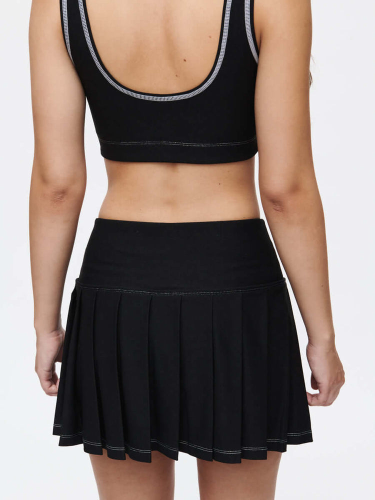 Doing Things 3” Mid-Rise Skort – Black | Outdoor Voices
