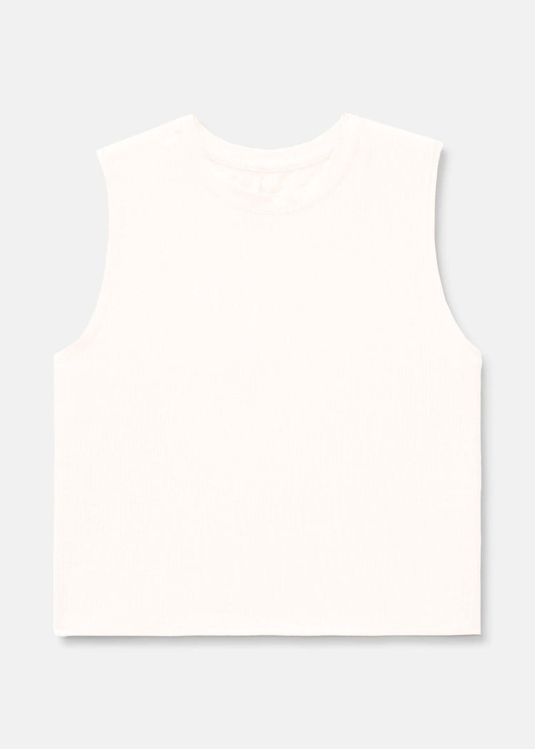 ThinkFast Mesh Cropped Muscle Tank