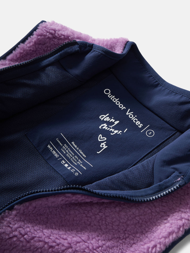 Candy Fleece Vest – Orchid Multi | Outdoor Voices